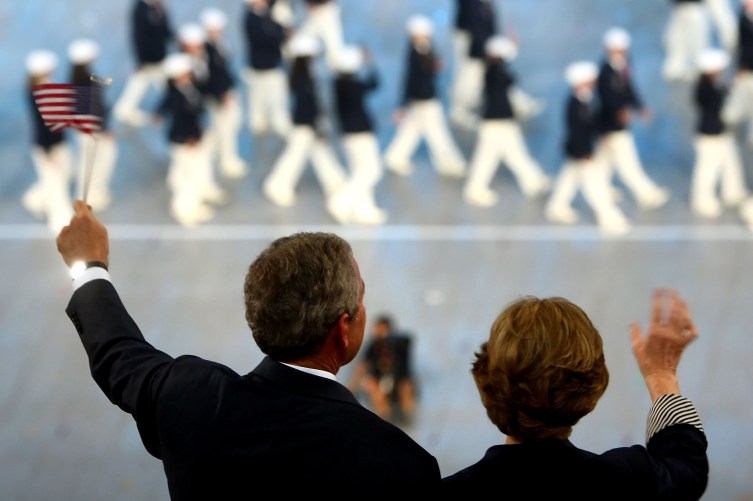 George W. Bush | A Brief History of U.S. Presidents and the Olympics ...