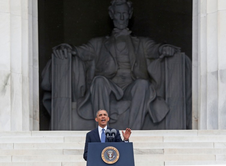 In Commemorative MLK Speech, President Obama Recalls His Own 2008 Dream ...